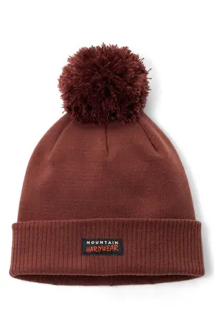 Mountain Hardwear Aprespro Pom Beanie - Bourbon Brown
