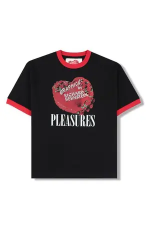 PLEASURES X Richard Bernstein Cake Ringer Graphic T-shirt