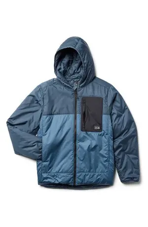 Mountain Hardwear Après Pro Insulated Hooded Jacket - Adriatic Blue/moon Blue