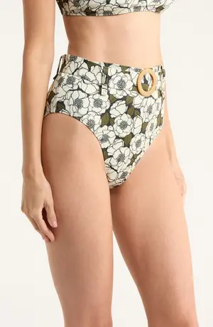 HUTCH Conny O-ring High Waist Bikini Bottoms
