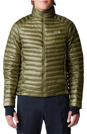 Mountain Hardwear Ghost Whisperer Packable 800-fill-power Down Jacket - Combat Green