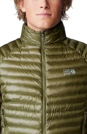 Mountain Hardwear Ghost Whisperer Packable 800-fill-power Down Jacket - Combat Green