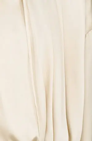 House Of Cb Satin Open-front Top