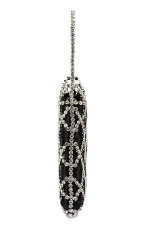 OLGA BERG Crystal Cage Evening Bag