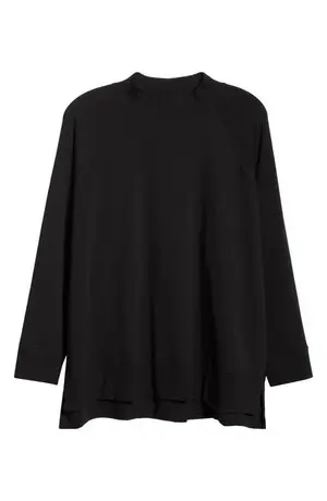 Eileen Fisher Mock Neck Knit Top