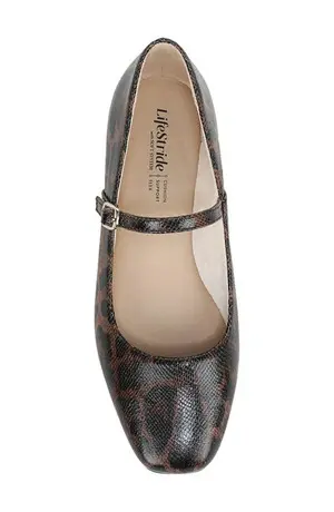 LIFESTRIDE Beloved Mary Jane Flat - Brown Multi
