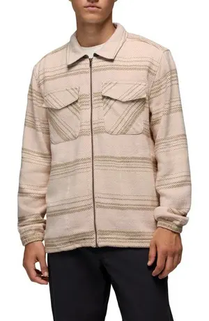 Prana Heritage Flannel Zip-up Shirt - Hush