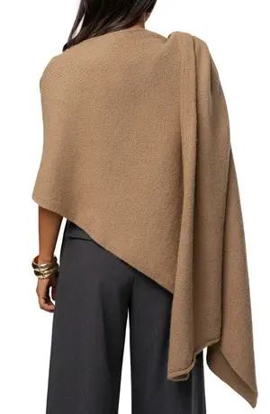JLUXLABEL Radiance Knit Shawl - Taupe
