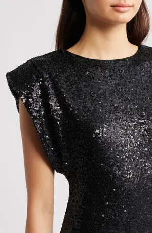 ICHI Ihfauca Sequin Minidress