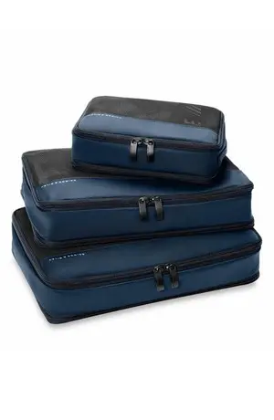 Briggs & Riley 3-piece Carry-on Compression Packing Cubes - Navy