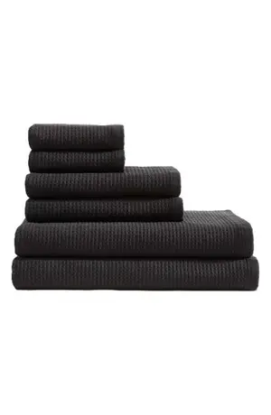 Calvin Klein Eternity 6-piece Towel Set - Black
