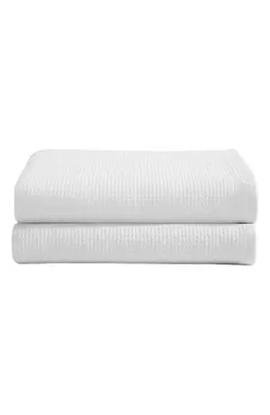 Calvin Klein Eternity Set Of 2 Bath Sheets - White