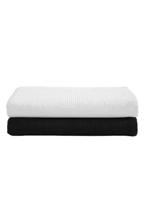 Calvin Klein Eternity Set Of 2 Bath Sheets - White