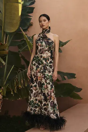 VASILIKI Liya One-shoulder Maxi Dress
