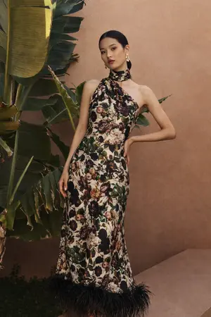 VASILIKI Liya One-shoulder Maxi Dress