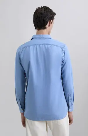 SCALPERS Alpha Polera Shirt - Lightdenim