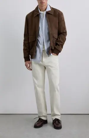 SCALPERS Suede Shirt Jacket