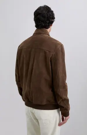 SCALPERS Suede Shirt Jacket