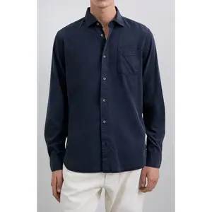 SCALPERS Tencel K Shirt - Navy