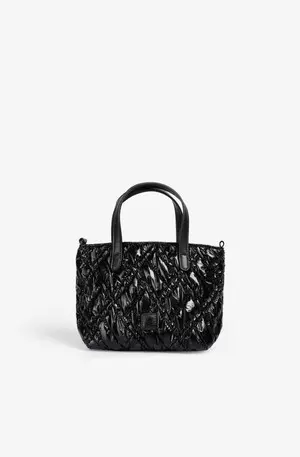SCALPERS Quilted Mini Bag - Black