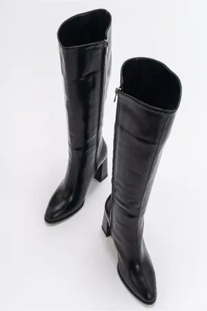 PROLOGUE SHOES Knee High Heel Boots