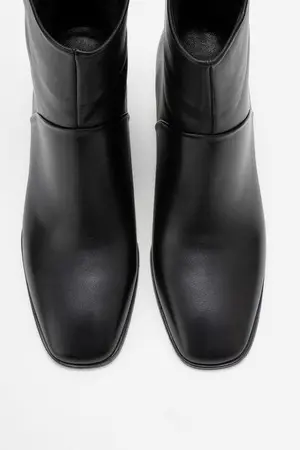 FOREVER & ALWAYS SHOES Nordy Leather Boots - Black