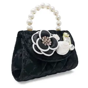 PUTTISU Velvet Bloom Handbag