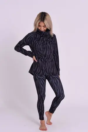 OOSC High Neck Baselayer Top - Multi-colour