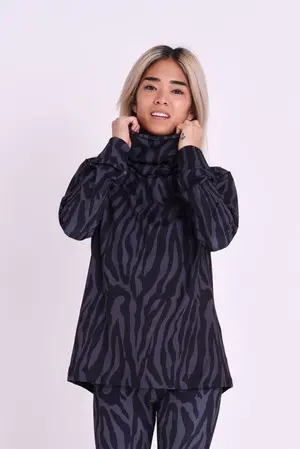 OOSC High Neck Baselayer Top - Multi-colour