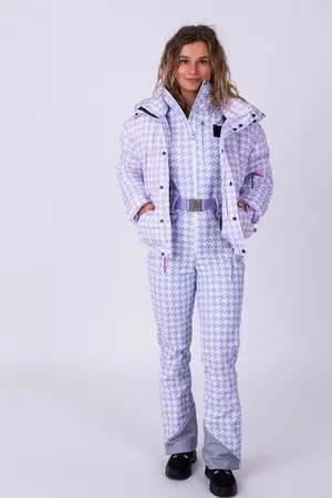 OOSC Chic Ski Suit Houndstooth - Multi-colour