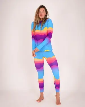 OOSC Mambo Sunset Base Layer Leggings