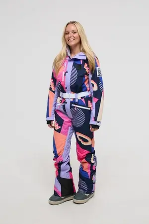 OOSC Printed Ski Suit - Hotstepper