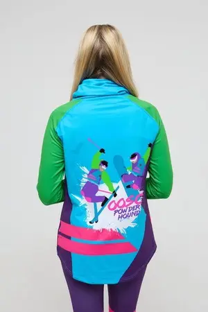 OOSC High Neck Baselayer Top - Multi-colour