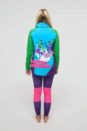 OOSC High Neck Baselayer Top - Multi-colour