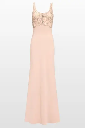Jenny Packham Reverie Embellished Maxi Dress - Morganite
