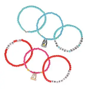 BLUEY Fashion Stretch Bracelet Set - Pink/blue
