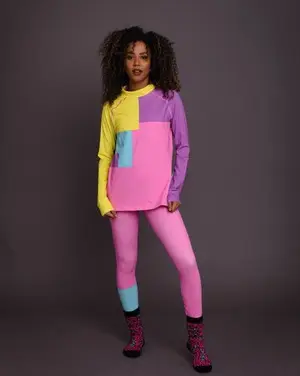 OOSC Baselayer Top - Multi-colour