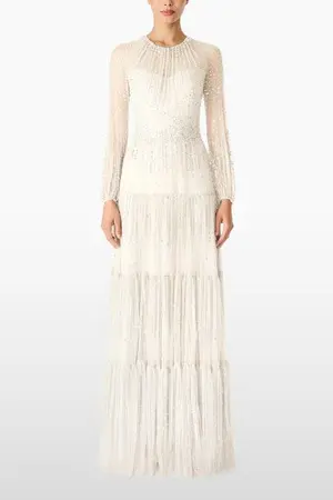 Jenny Packham Tramar Long Dress - Ivory