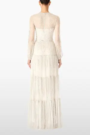 Jenny Packham Tramar Long Dress - Ivory