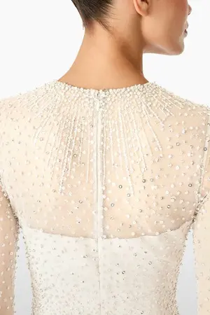 Jenny Packham Tramar Long Dress - Ivory