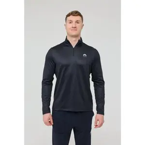 OOSC Elite Activewear 1/4 Zip Top - Black