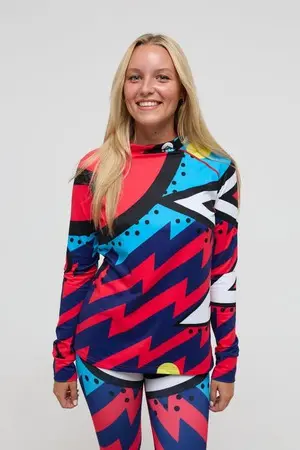 OOSC Baselayer Top - Multi-colour