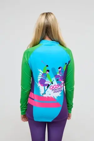 OOSC Baselayer Top Powder Hound - Multi-colour