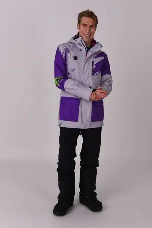 OOSC Afterparty Jacket - Grey & Purple