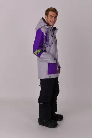 OOSC Afterparty Jacket - Grey & Purple
