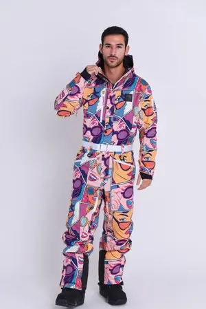OOSC Comic Book Candy Ski Suit
