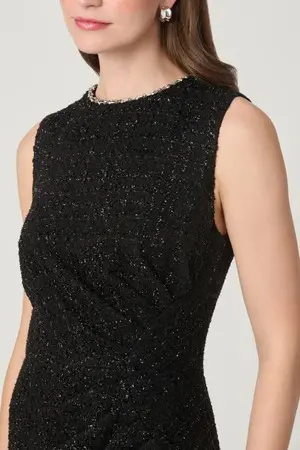 Shoshanna Embellished Tweed Monet Dress