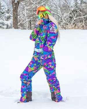 OOSC Future Shock Shaped Ski Suit - Multi-colour