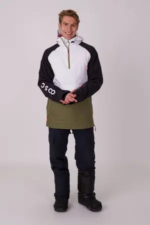 OOSC Snow Park Overhead Ski & Snowboard Jacket - Khaki