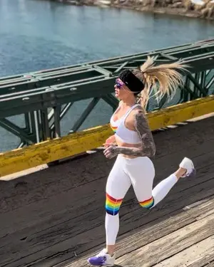 OOSC Rainbow Road Baselayer Leggings